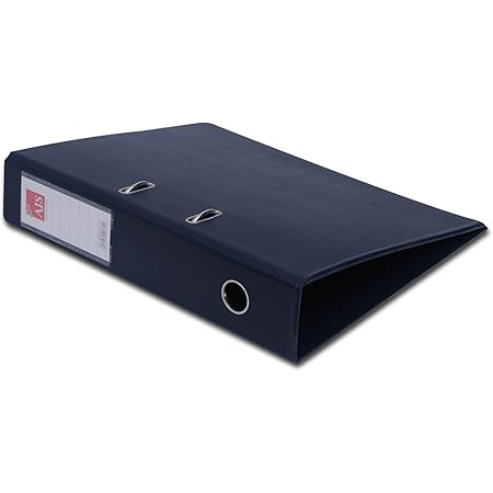 AJS PVC Lever Arch File, A4, Navy Blue - Pack of 12 : Amazon.in: Office ...