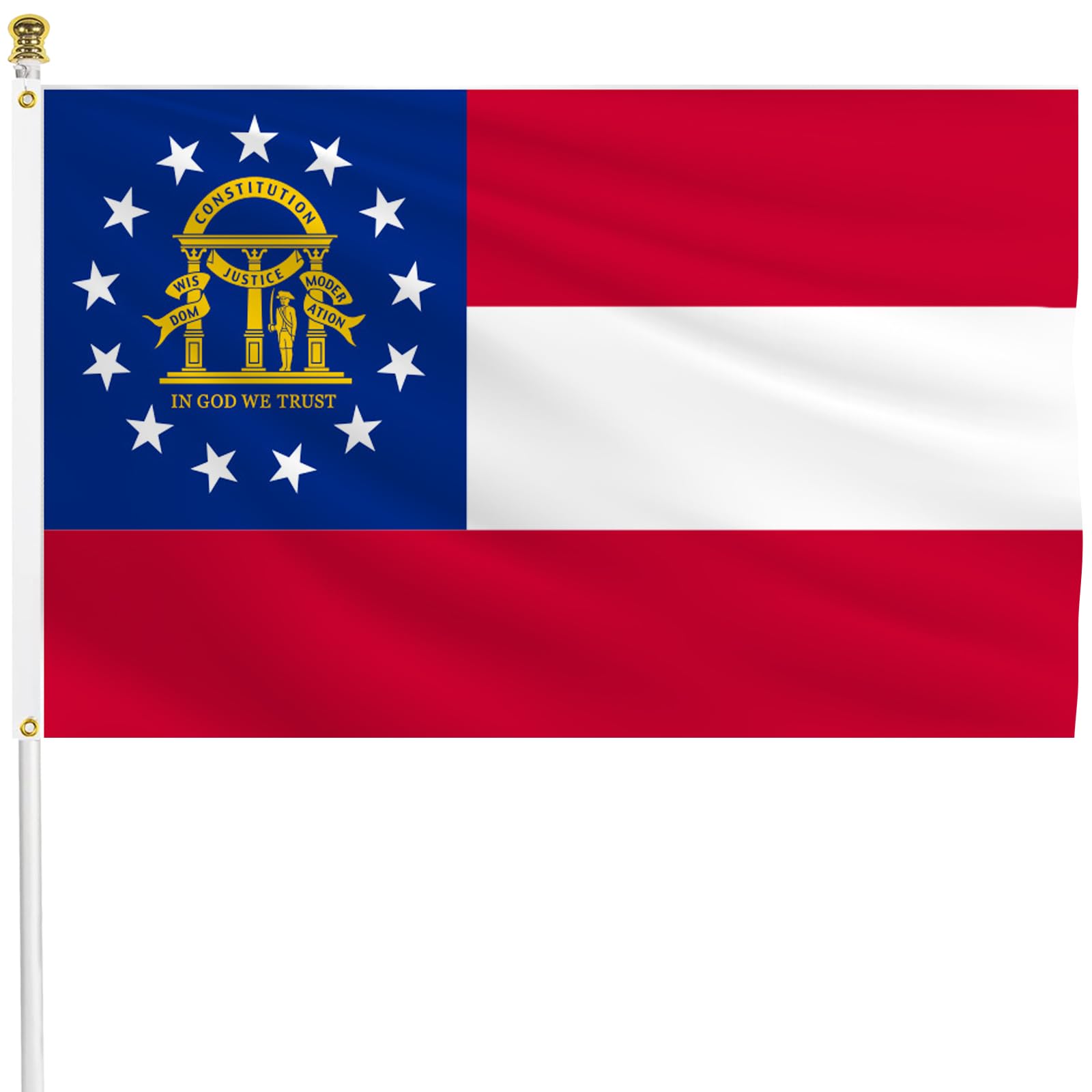 Historia De La Bandera Del Estado De Georgia Nuevo Concepto Bandera De