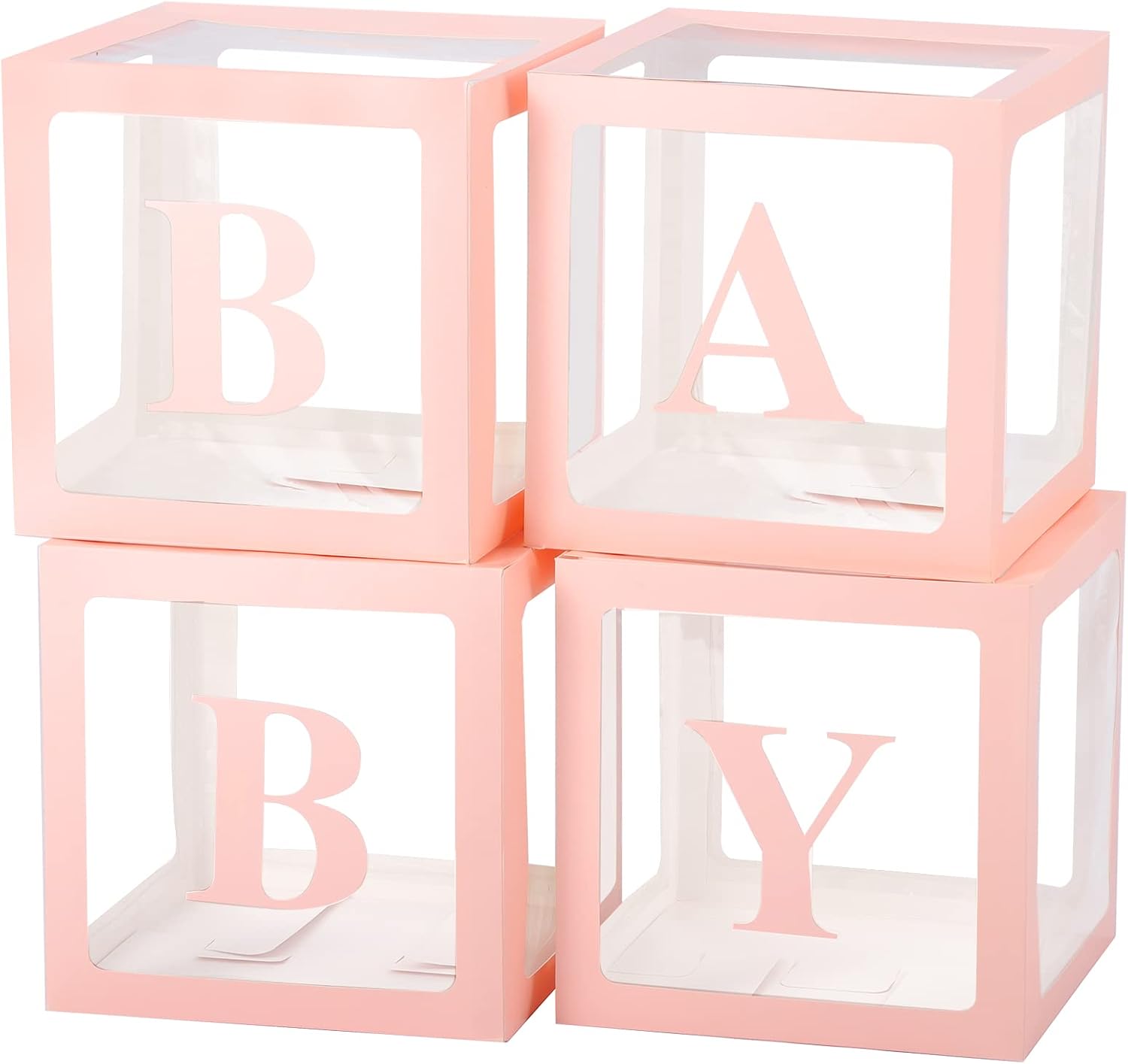 Amazon.com: Baby Boxes with Letters for Baby Shower, Baby Shower ...
