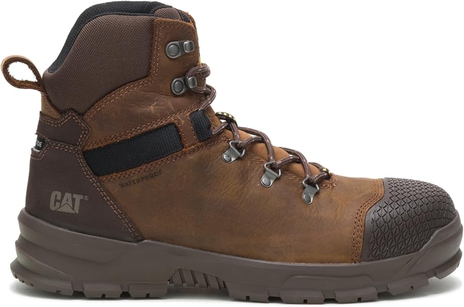 Amazon.com | CAT Men's Accomplice Steel Toe Waterproof Construction ...