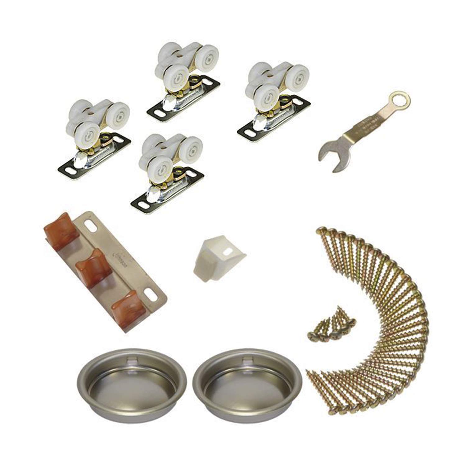 Buy Johnson Hardware 118F Sliding Bypass Door Hardware (60 Inch - 2 ...