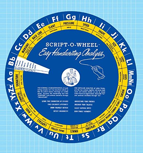 Amazon | Script-O-Wheel Journal: Easy Handwriting Analysis | Princeton ...