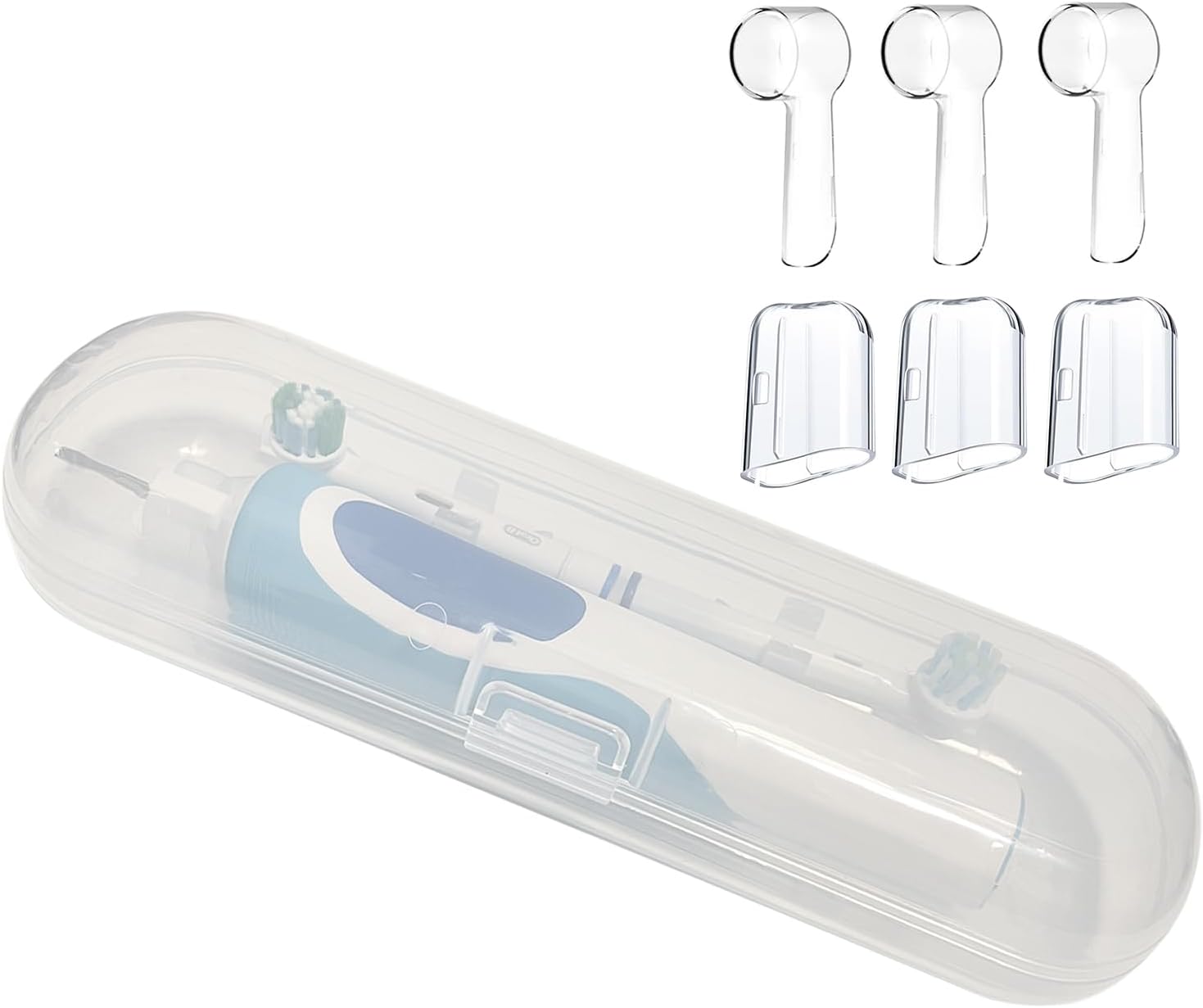 Amazon.com: Electric Toothbrush Travel Case with Toothbrush Covers for ...