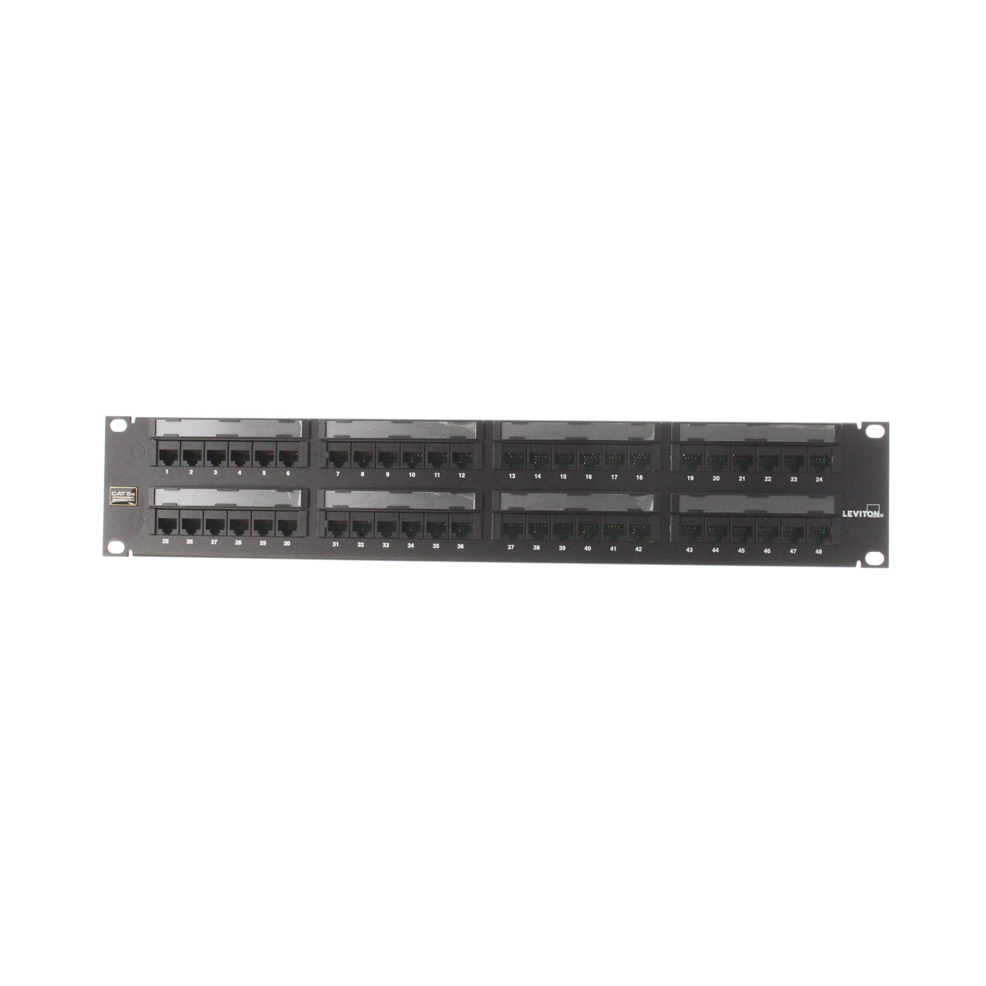 Amazon.com: Leviton 5G596-U48 GigaMax 5E Universal Patch Panel, 48-Port ...