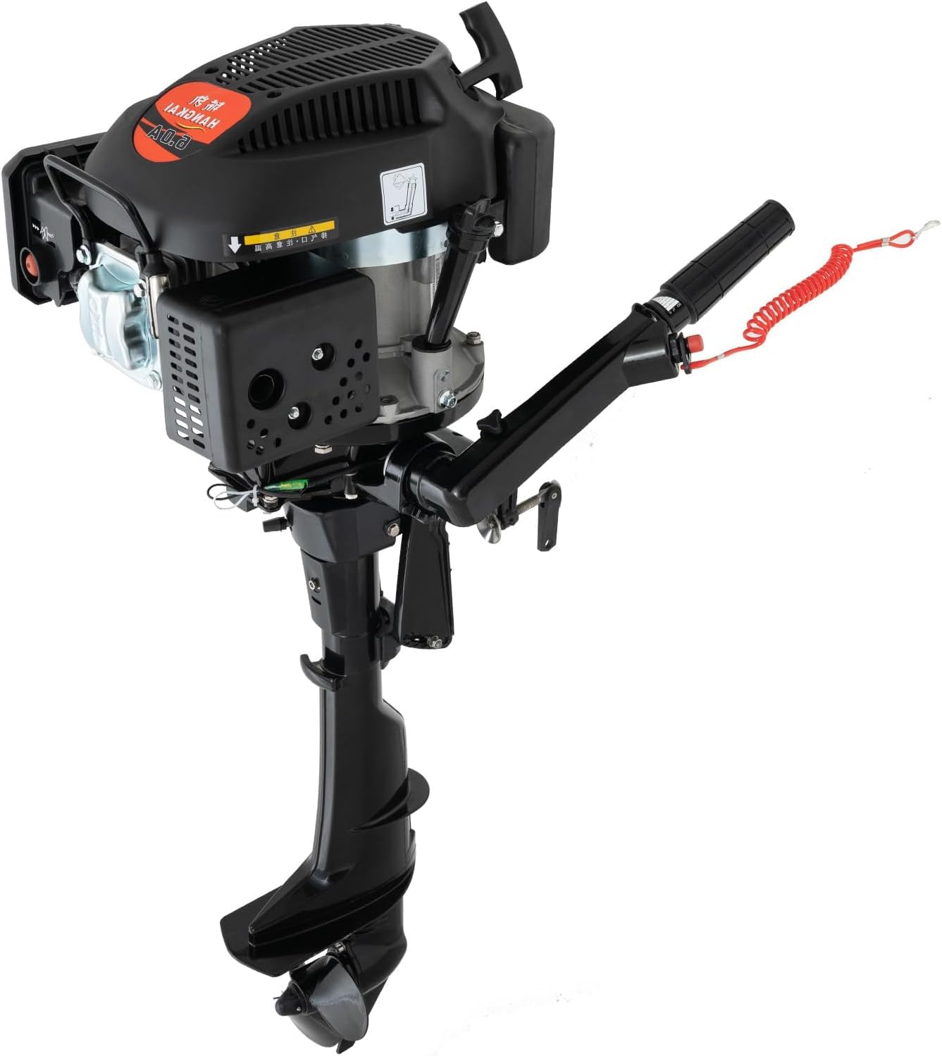 Amazon.com: 4-stroke 6Hp Outboard Motor, 140CC Gasoline Power Boat ...