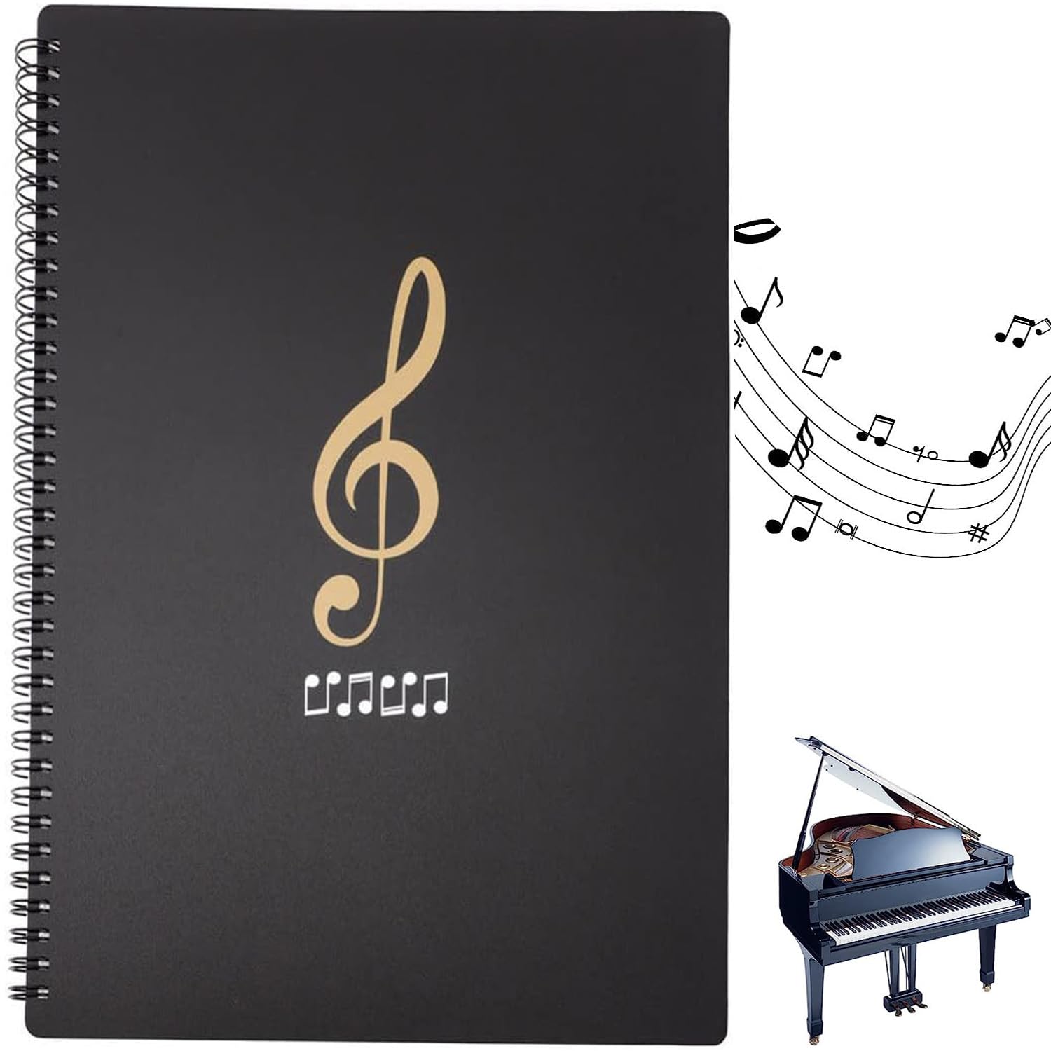 CAVLA Music File Folder, Sheet Music Folder, Music Binder, A4 Sheet ...