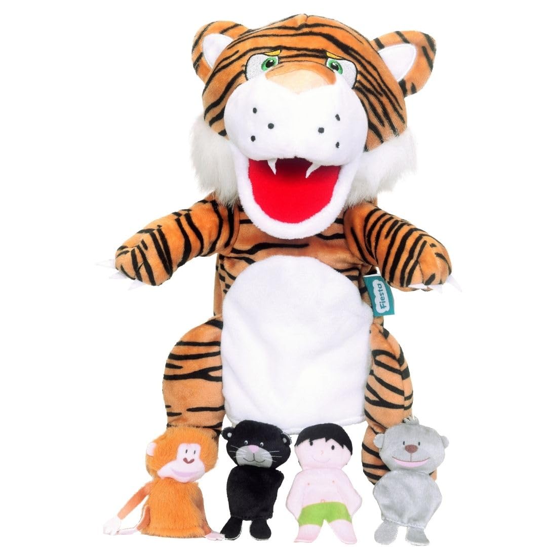 Fiesta Crafts Jungle book Hand Puppet for Kids - Soft & Interactive ...