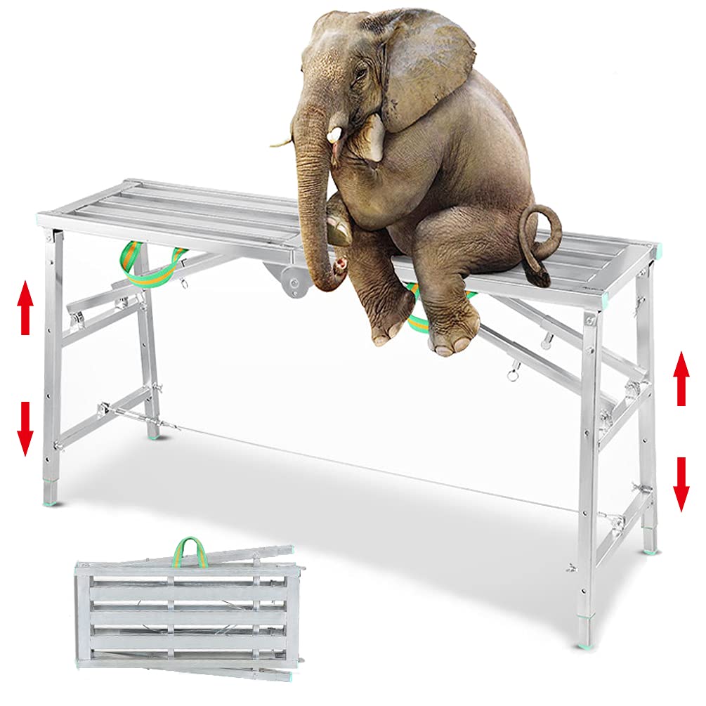 Buy Folding Scaffold Tower, Classic Galvanised Steel Scaffolding, Mini ...