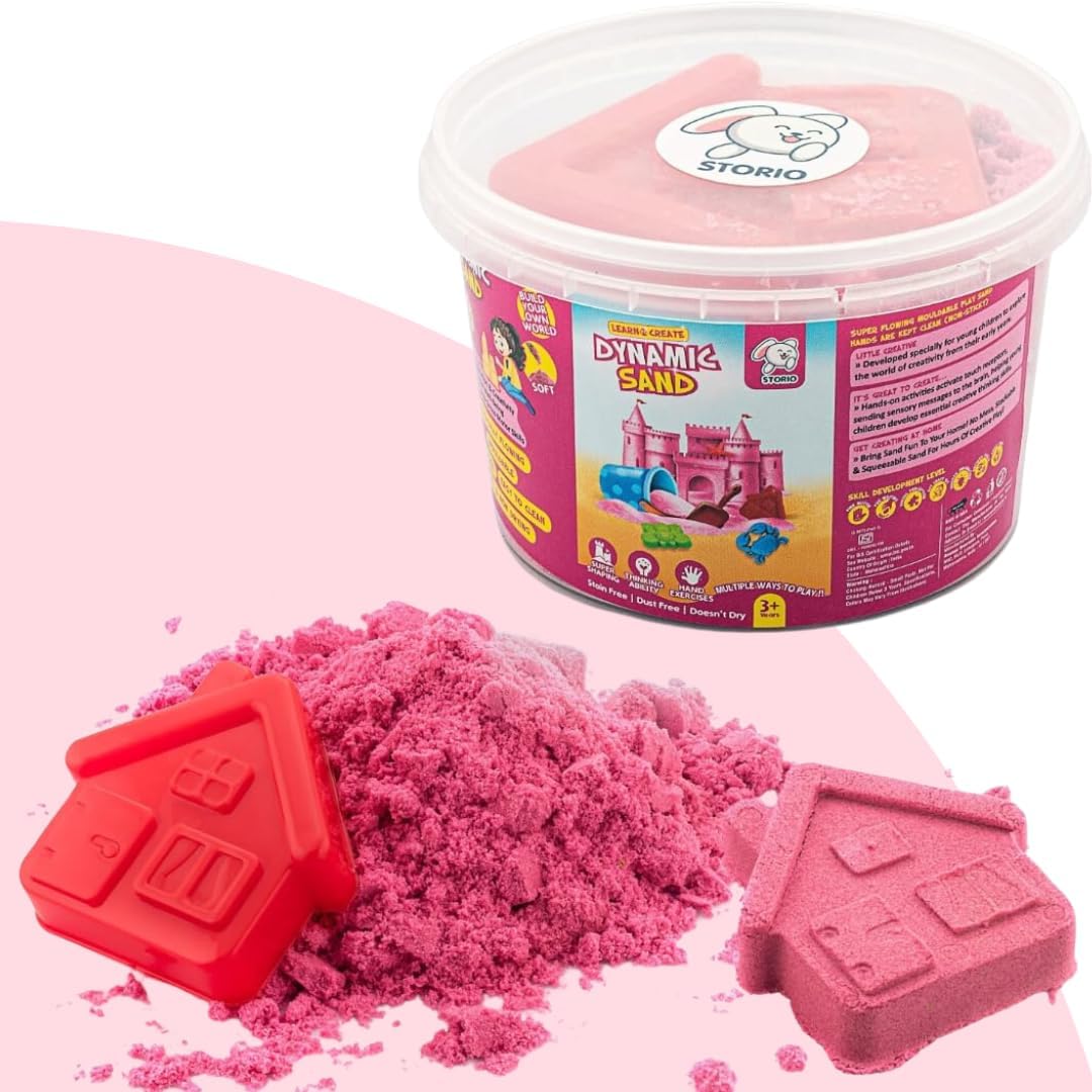 Buy Storio Premium Magic Kinetic Sand with Free Mould Shape Art & Craft ...