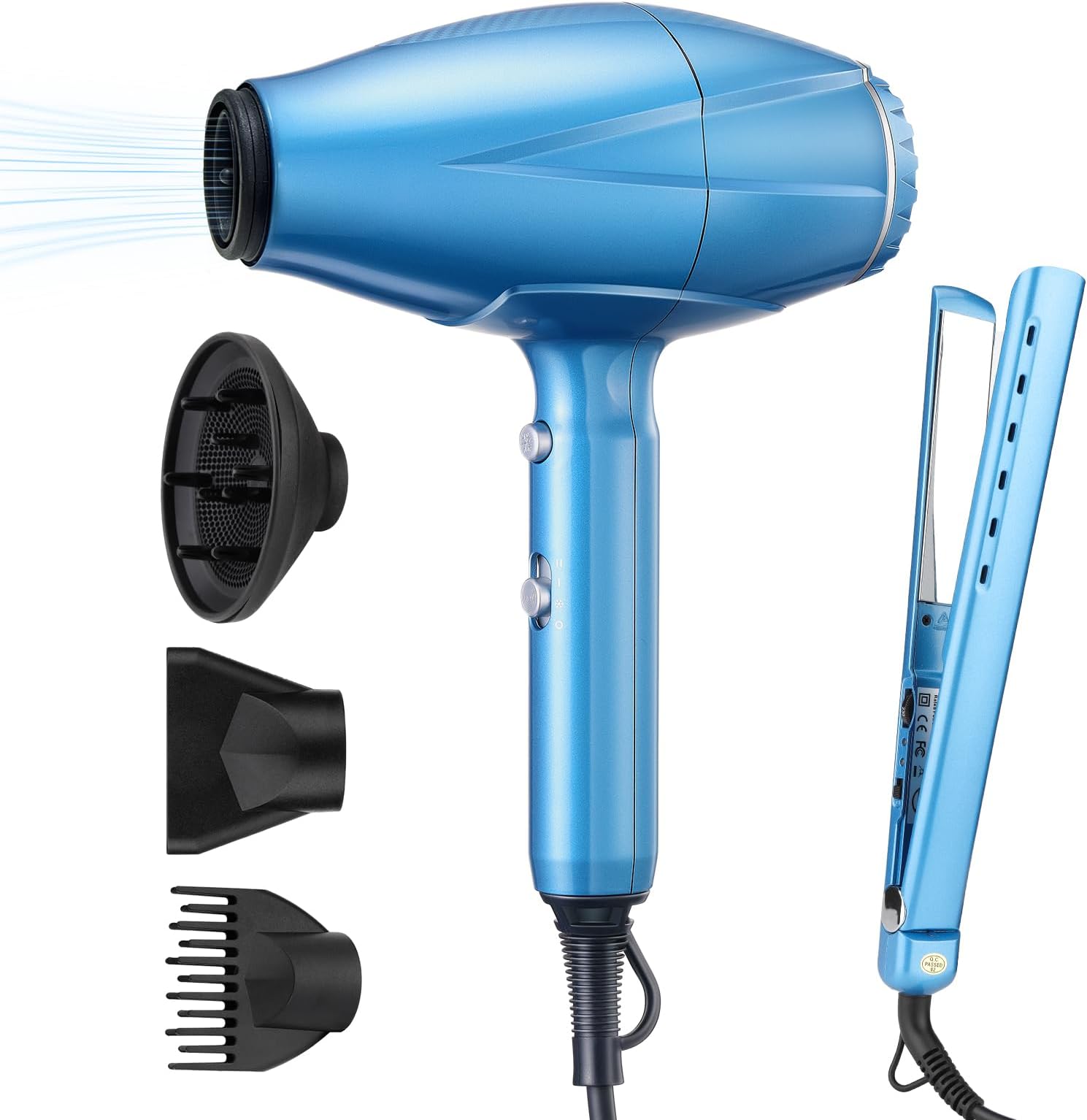 Amazon.com : Beatslm Professional Hair Dryer, Diffuser Hair Dryer with ...