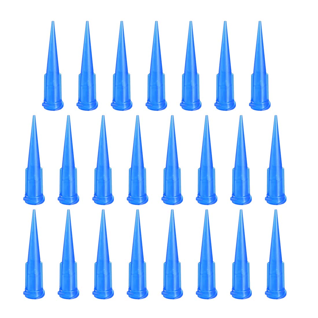 sourcing map Industrial Blunt Tip Tapered Dispensing Fill Needle 22G X ...