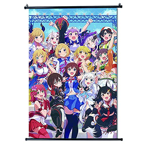hololive Japan Anime Fabric Wall Scroll Poster Size 30x45cm(12 x 18 in ...