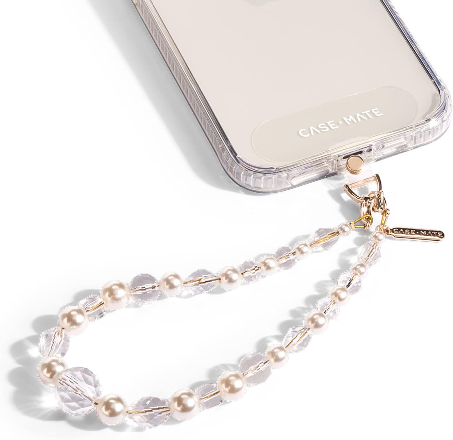 Amazon.com: Case-Mate Phone Charm with Beaded Pearls and Crystals ...