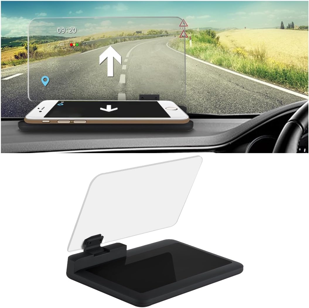 JNNJ HUD Smartphone Head Up Display Holder, Phones Mount with Vehicles ...