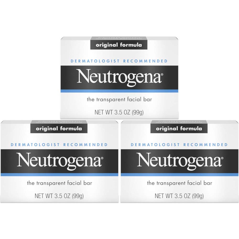 Amazon.com: Neutrogena The Transparent Facial Bar Original Formula, 3. ...