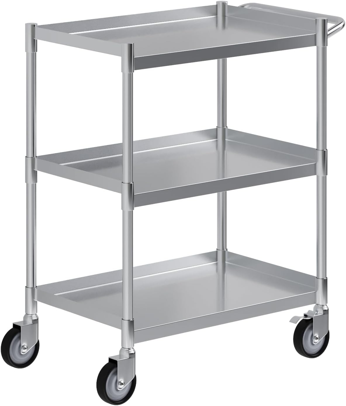 Amazon.com: 3-Tier 14 Gauge Stainless Steel Utility Cart, 1100 lbs ...