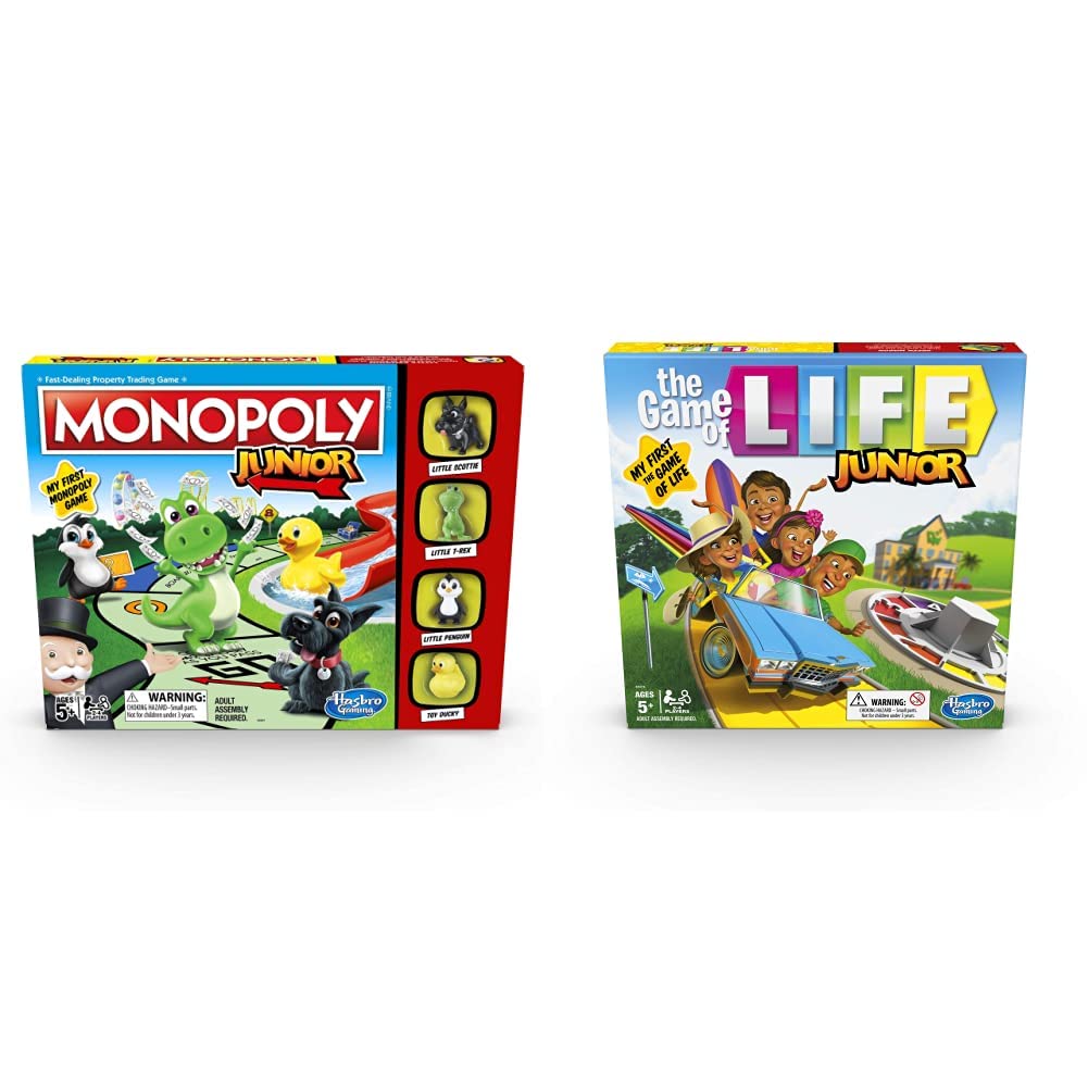 Buy MonopolyJunior Game, Monopoly Board Game for Kids, Family Game for ...