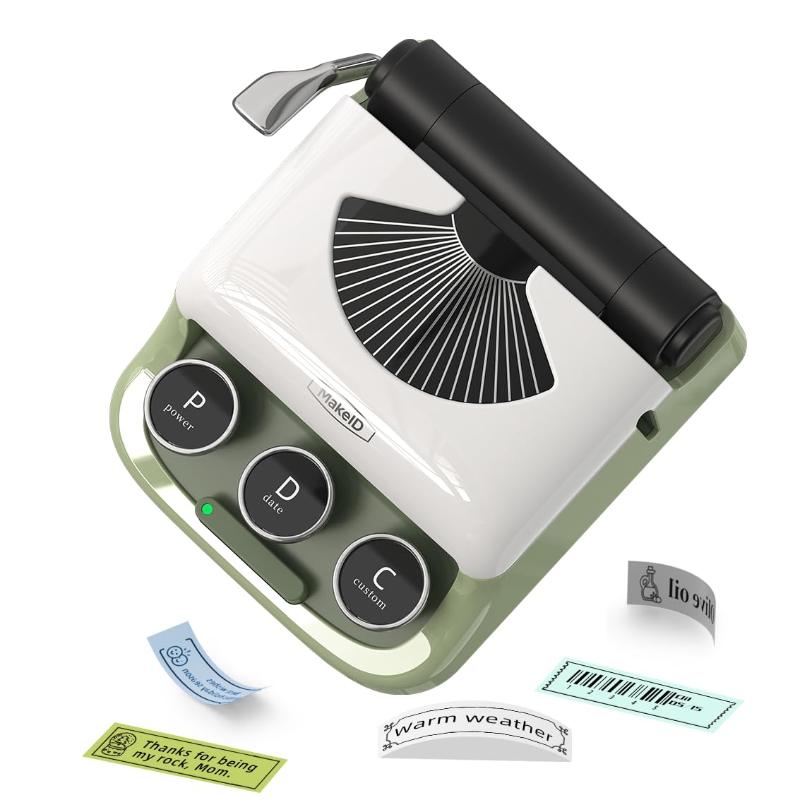 Snapklik.com : Makeid Q1 HD Label Maker Machine - Vintage Label Makers