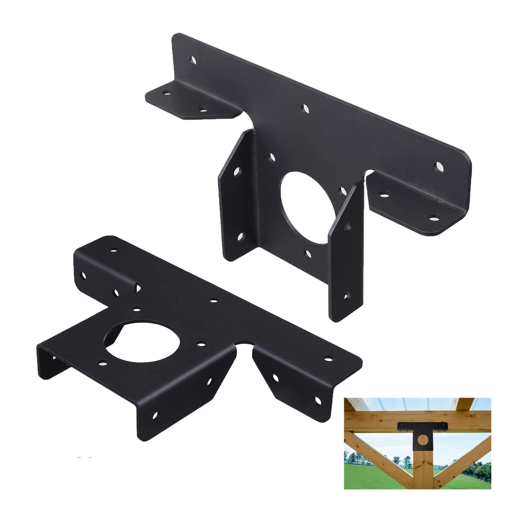 Pergola Brackets 4x4 4x4 3-way Pergola Brackets, 90° Right Angle Corner ...