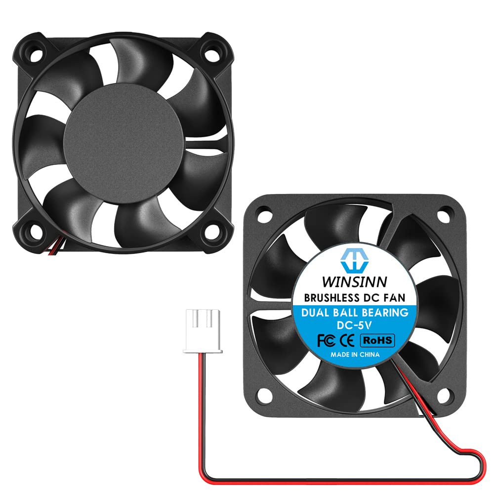 Amazon.com: WINSINN 40mm Fan 5V, 3D Printer Micro 5 Volt Fans 4010 Dual ...
