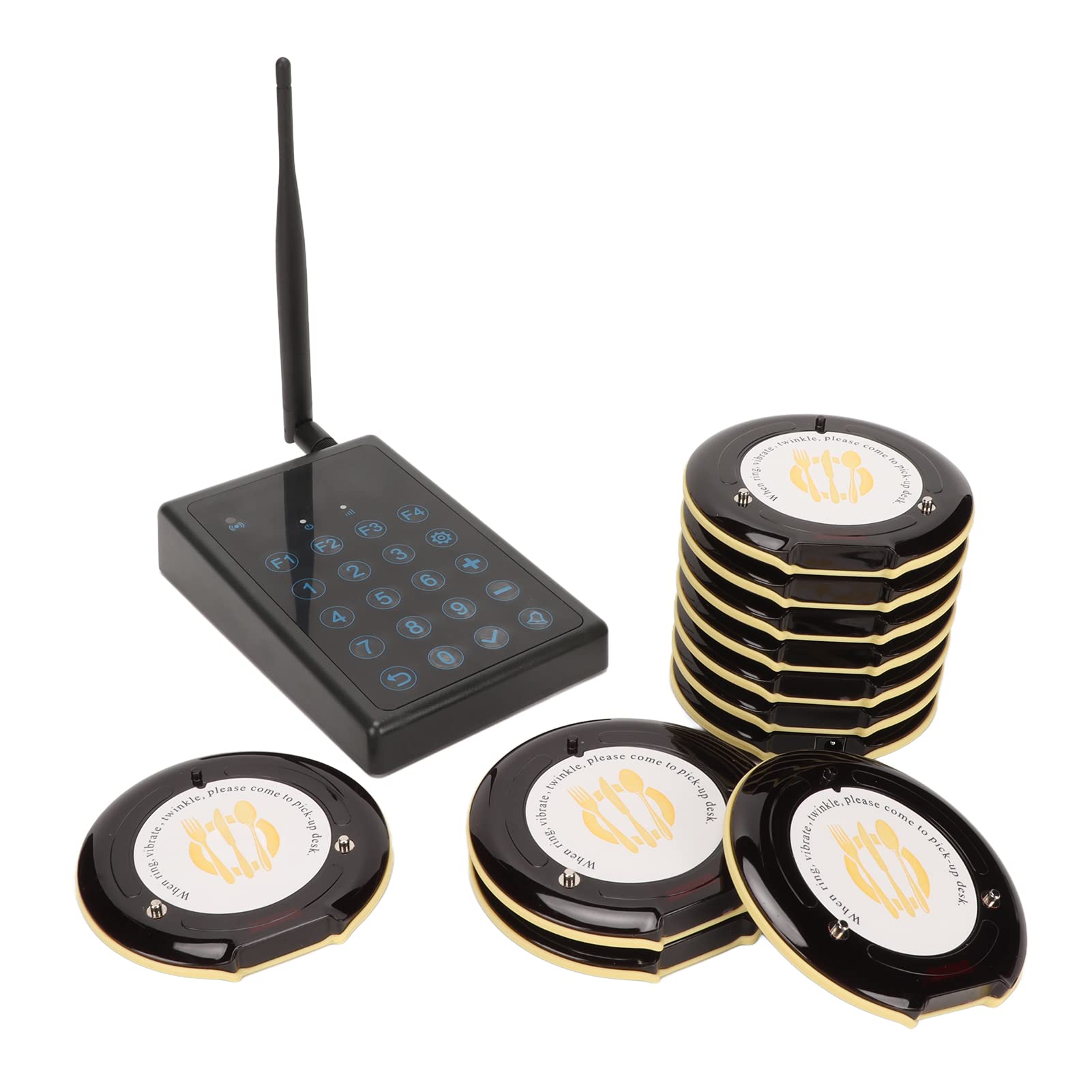 Buy Zunate Restaurant Pager System, Long Distance Buzzer Beep Lineup ...