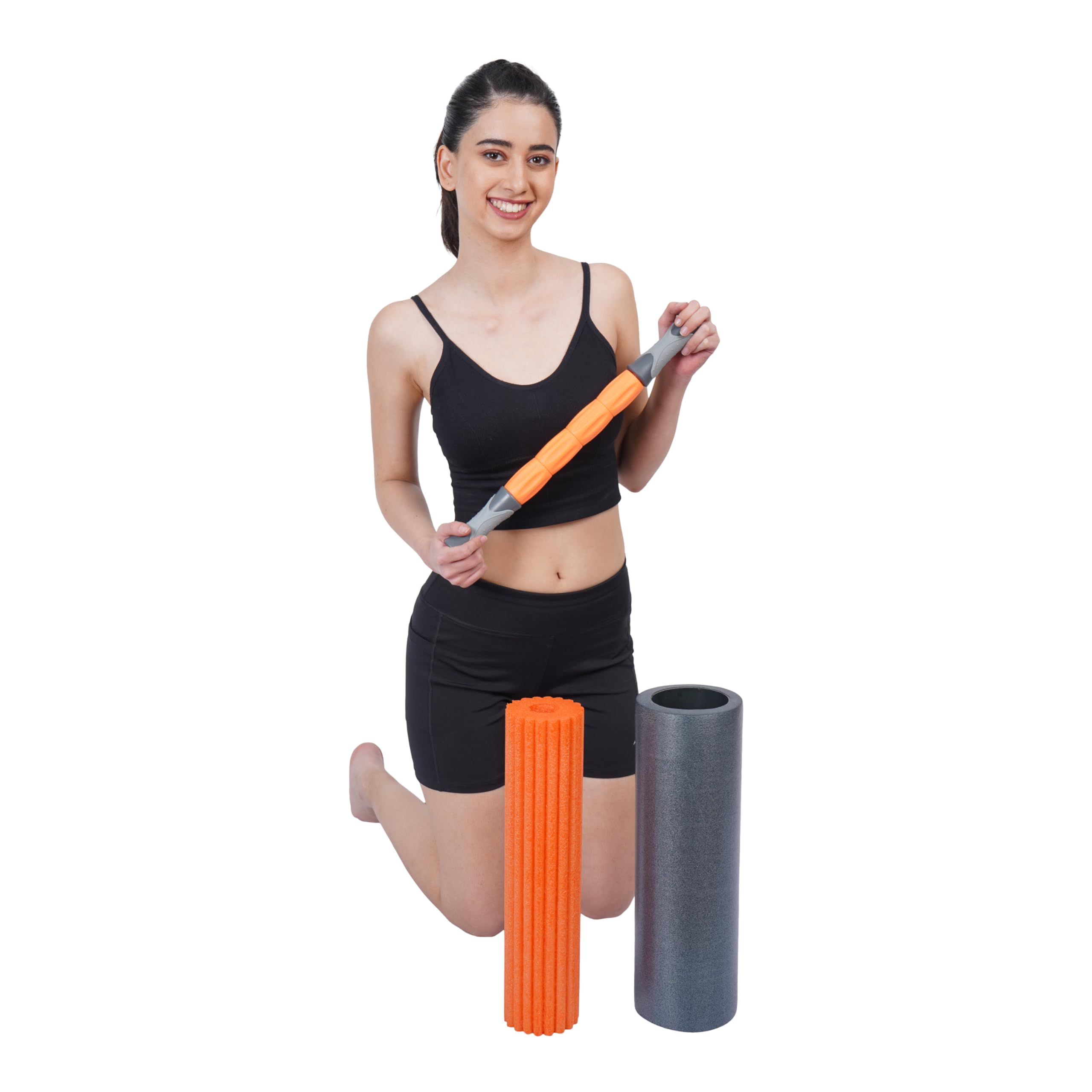 Buy ABB INITIO GYM (A De Jure Fitness Brand) Foam Roller 3 in 1 Trigger ...