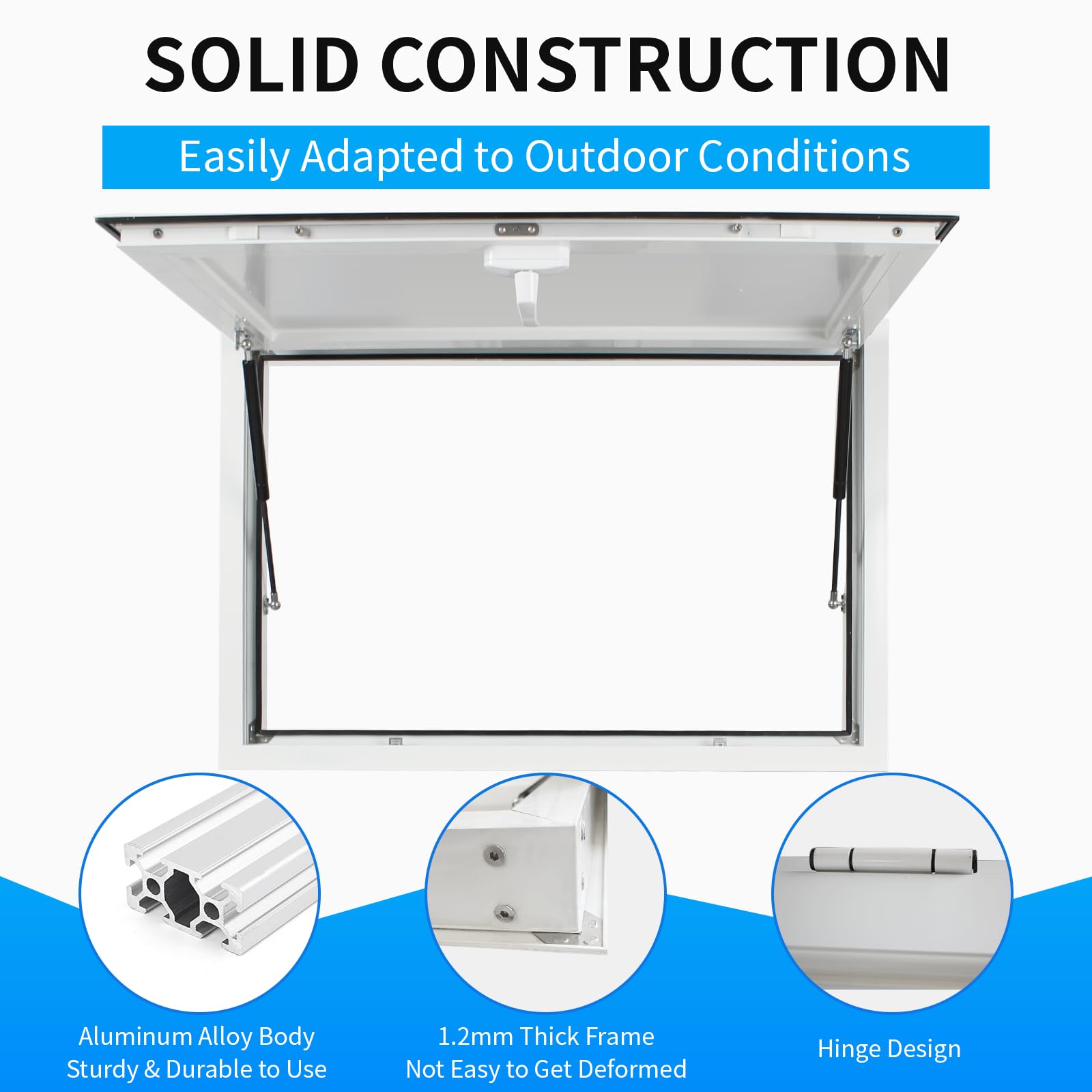 Snapklik.com : FORJAMINT Concession Window Food Truck Window Aluminum ...