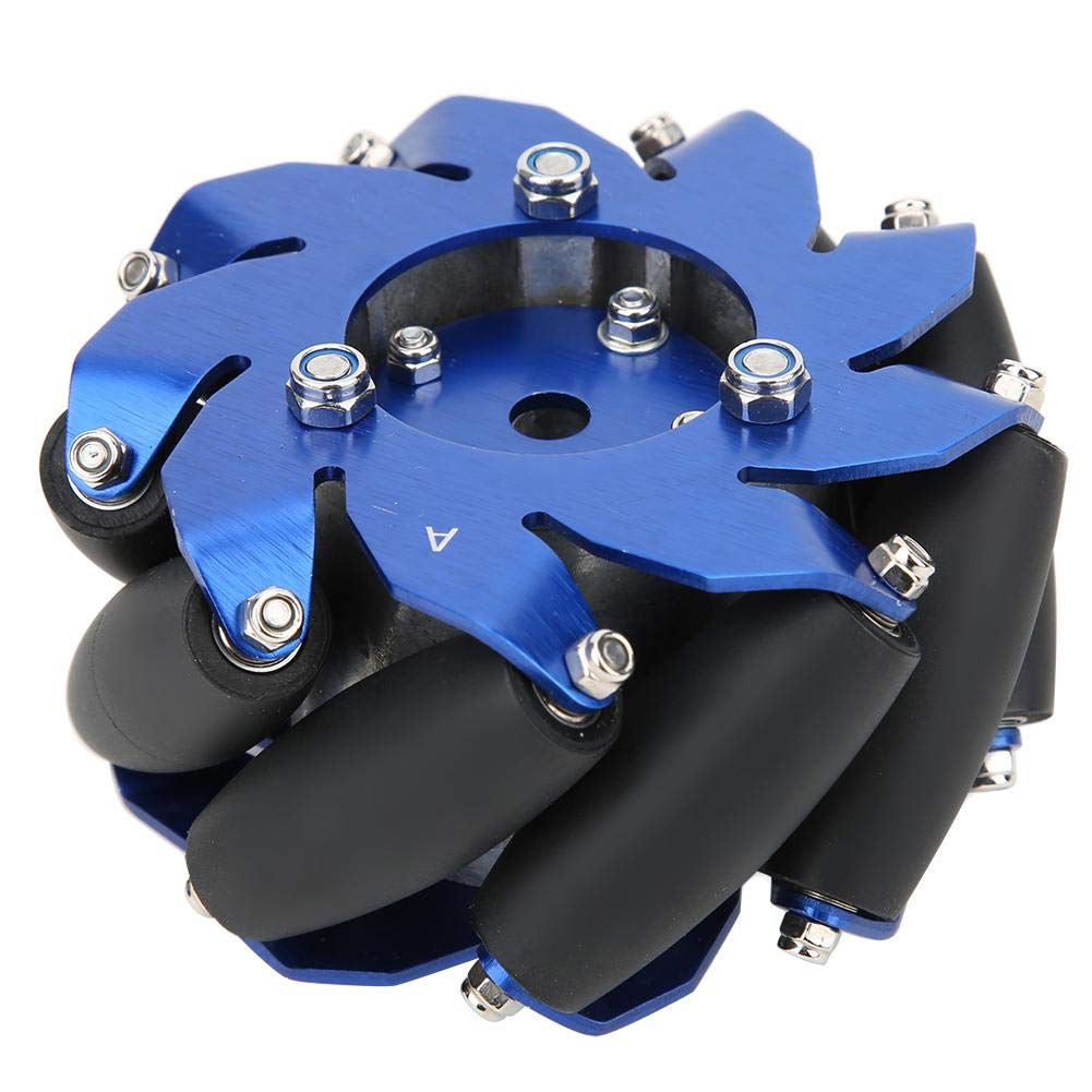 4in Mecanum Wheel Aluminum Right Wheel,45 Degree Omnidirectional Wheel ...