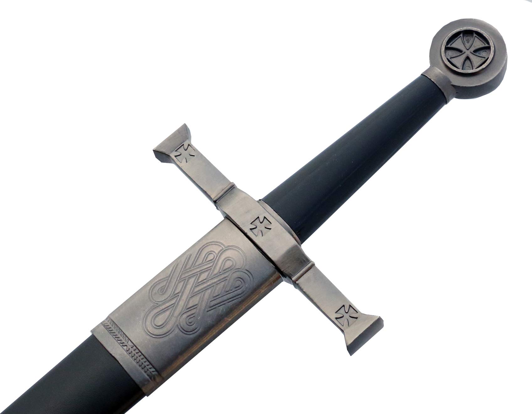 Vulcan Gear 33" Medieval Crusader Sword with Scabbard Series Choose ...