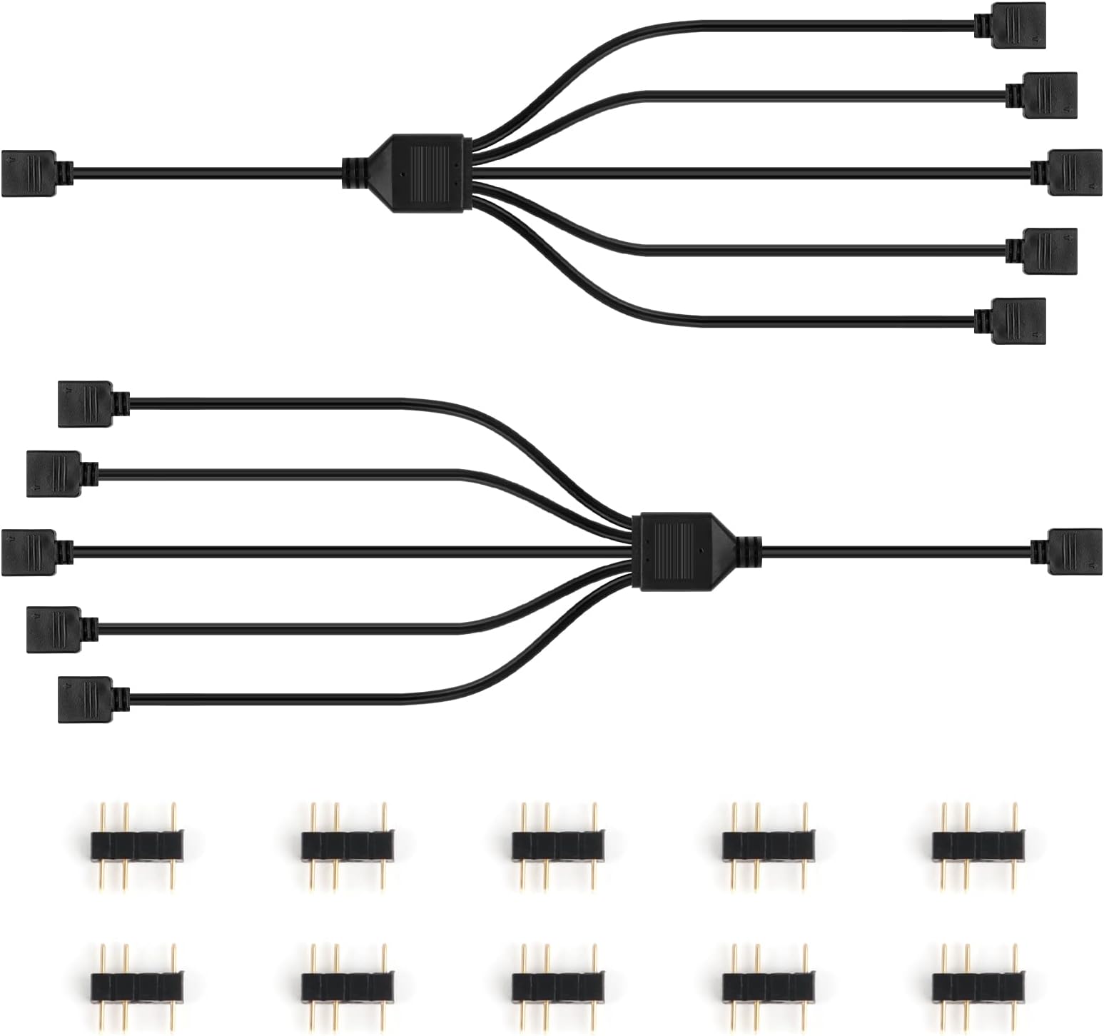 Gelid Solutions Splitter RGB 1-to-4 – Compatibile con ARGB, Standard 12 ...