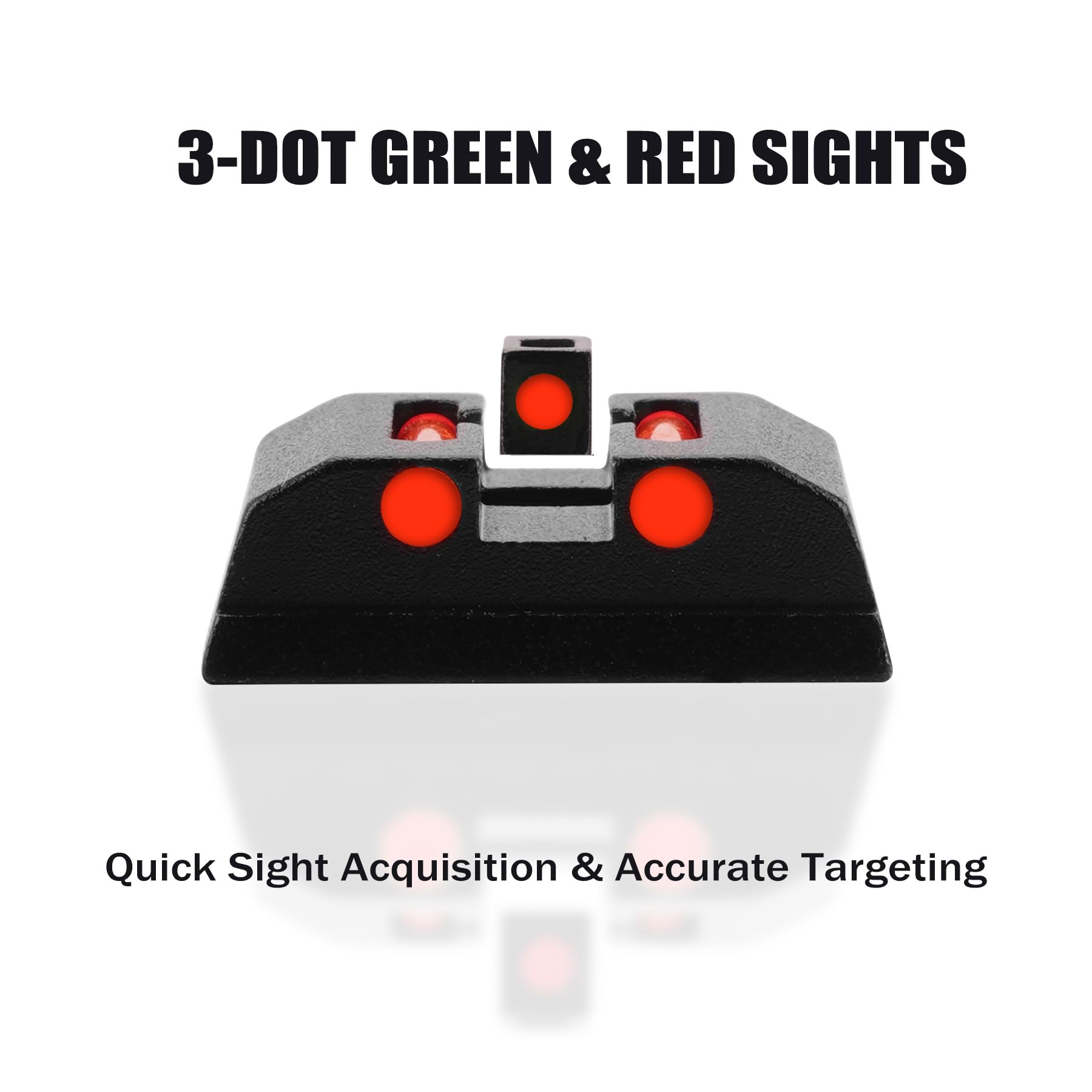 Snapklik.com : Fiber Optic Red Sights For Taurus G2C G2S G3 W/o PT111 ...