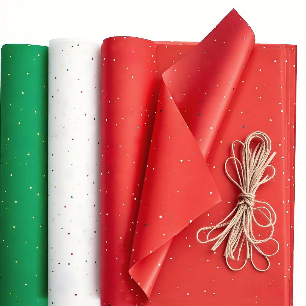 Amazon.com: FORARTMINI Glitter Tissue Paper for Gift Bags - 20x15 Inch ...