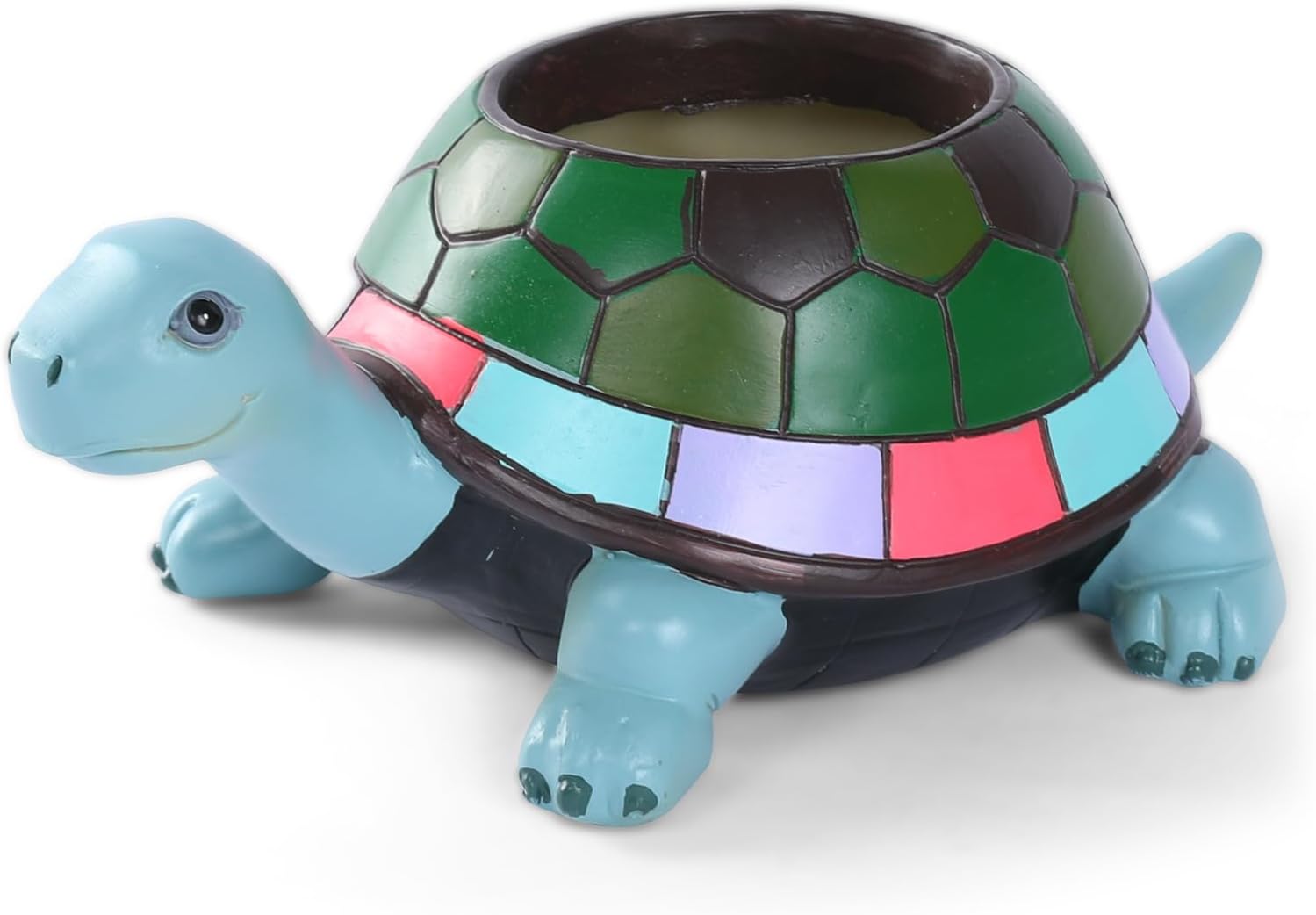 Amazon.com: Turtle Pot Panter, 6.3inch, Cute Resin Planter Pot for ...