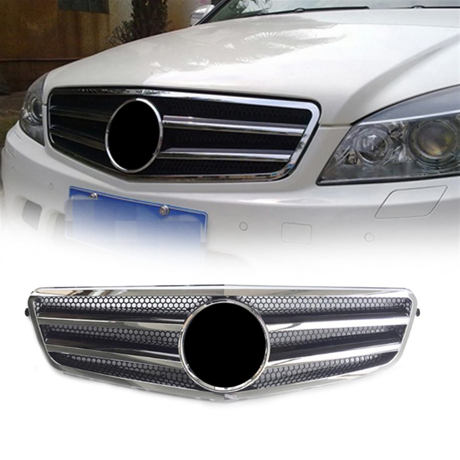 Buy REXGEL Radiator Grilles For Mercedes-Benz W204 C-Class C300 C280 ...