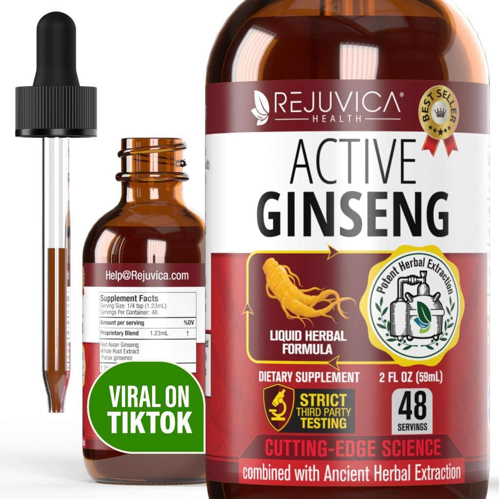 Amazon.com: Active Ginseng Korean Red Panax Ginseng with Natural ...