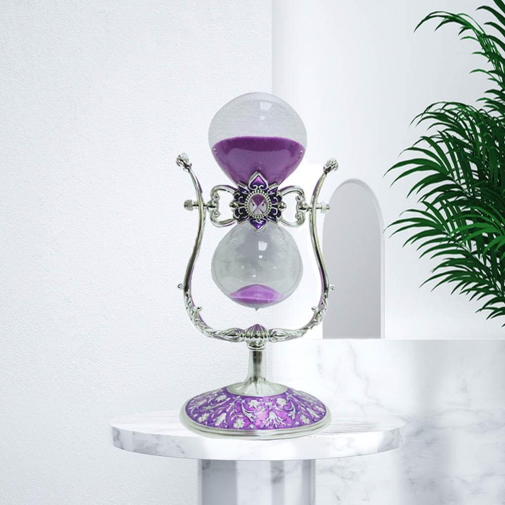 Amazon.com: Sanduhr 30 Minuten,Hour Glass,360° flip Metal Vintage Hourglass,Hourglass Decor,for ...
