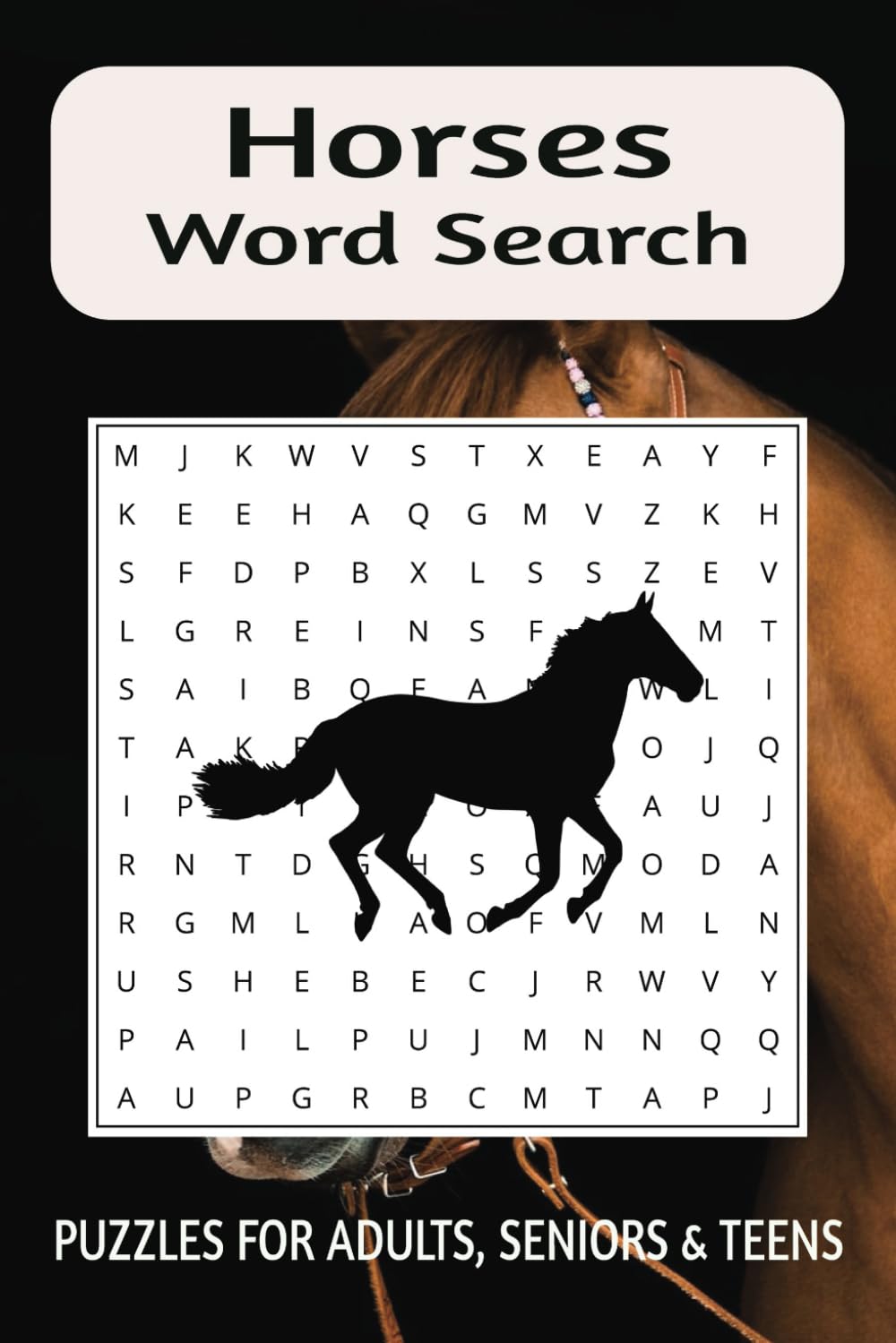 Horses Word Search Puzzle Book: Easy to Read Word Search Puzzle Book ...