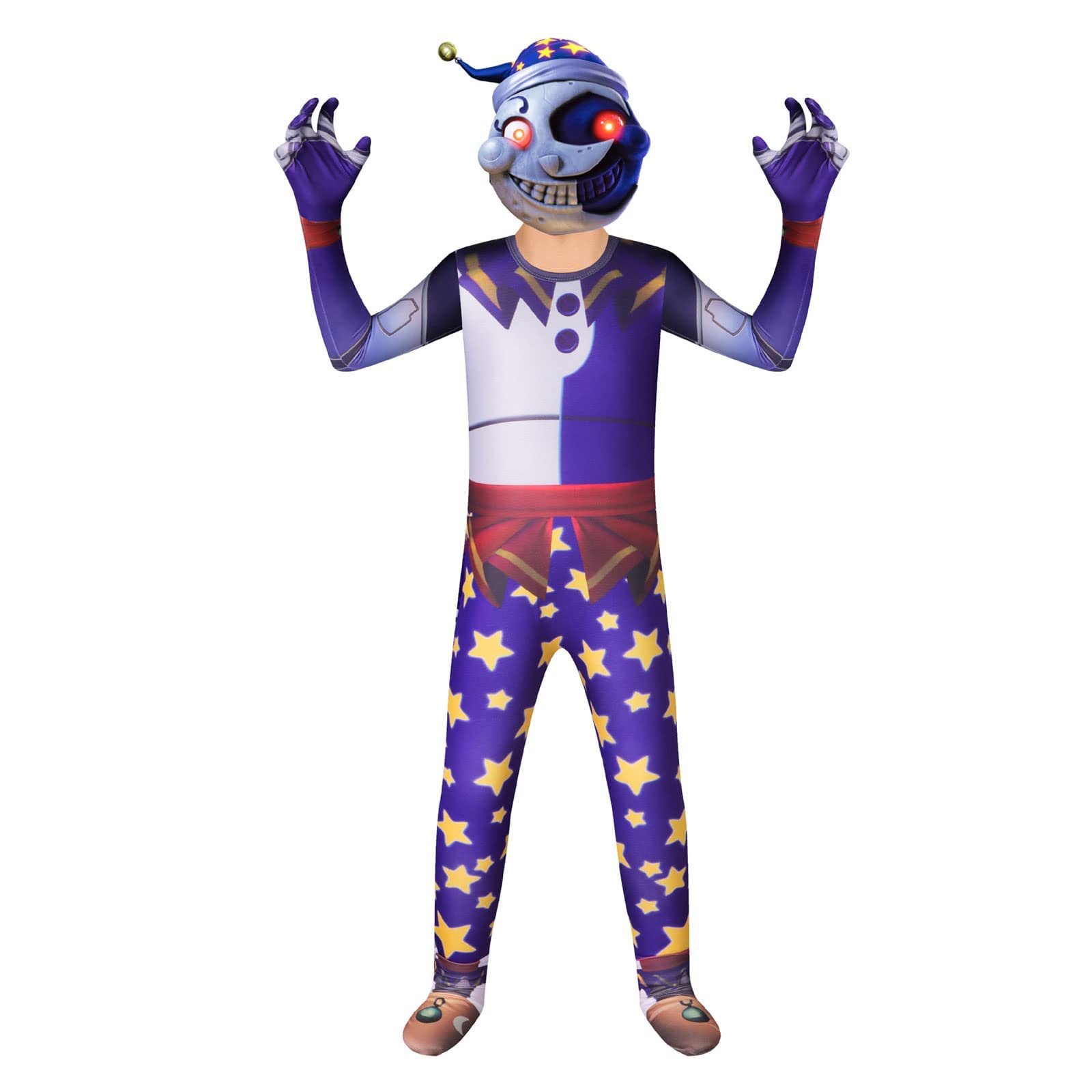 Buy FNAF Kids Sundrop Moondrop Cosplay Costume FNAF Security Breach ...