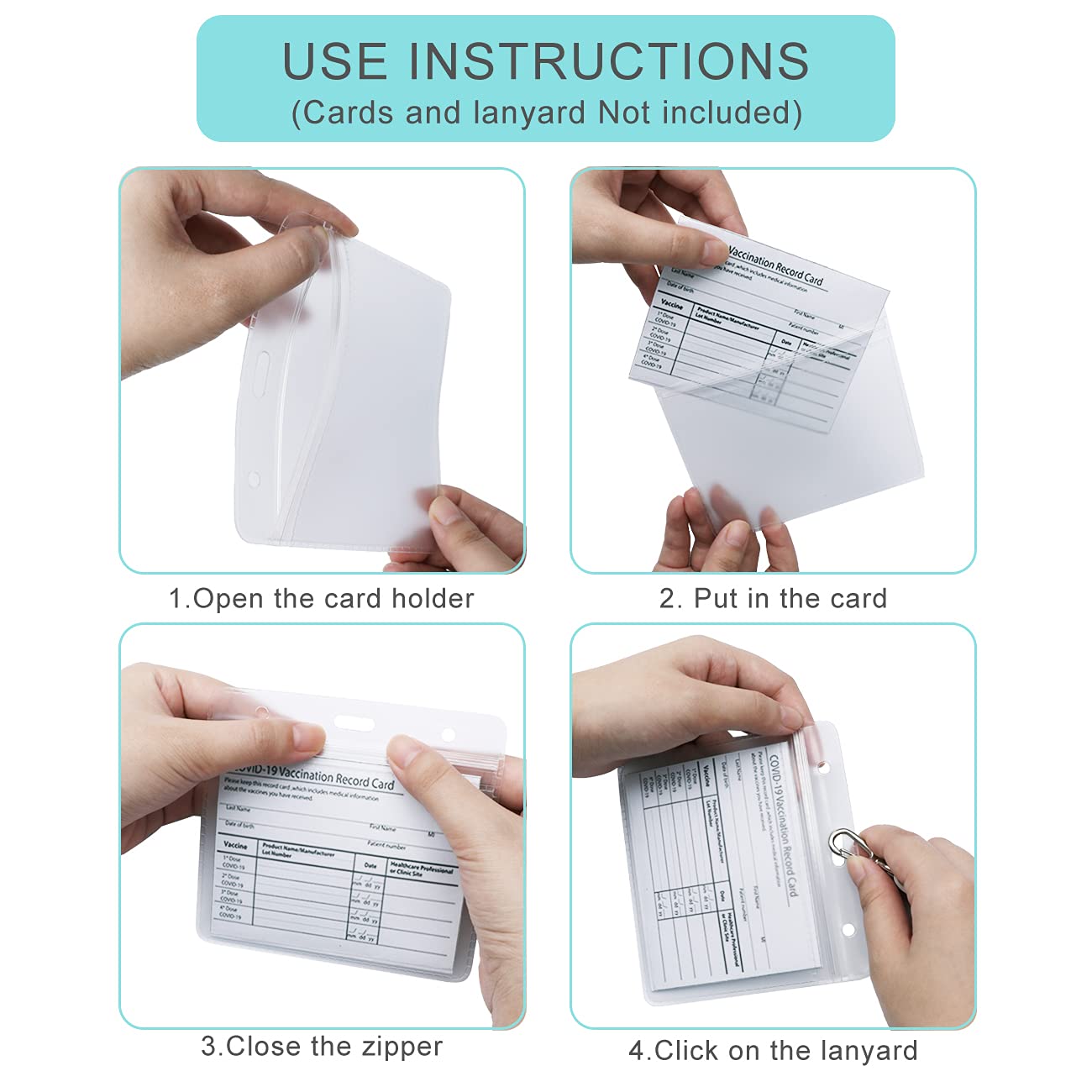 Snapklik.com : WALNEW CDC Vaccine Card Holder, Covid Vaccination Card ...