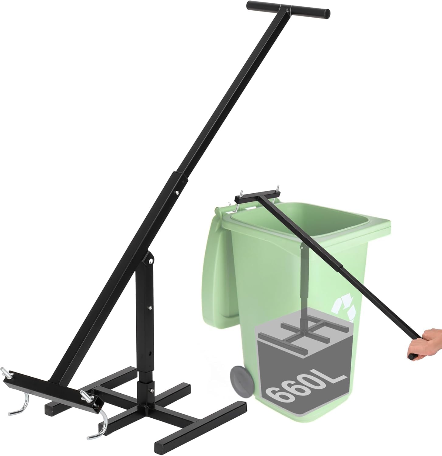 Nisorpa Manual Rubbish Press,Waste Compactor Trash Can Press Compactor ...