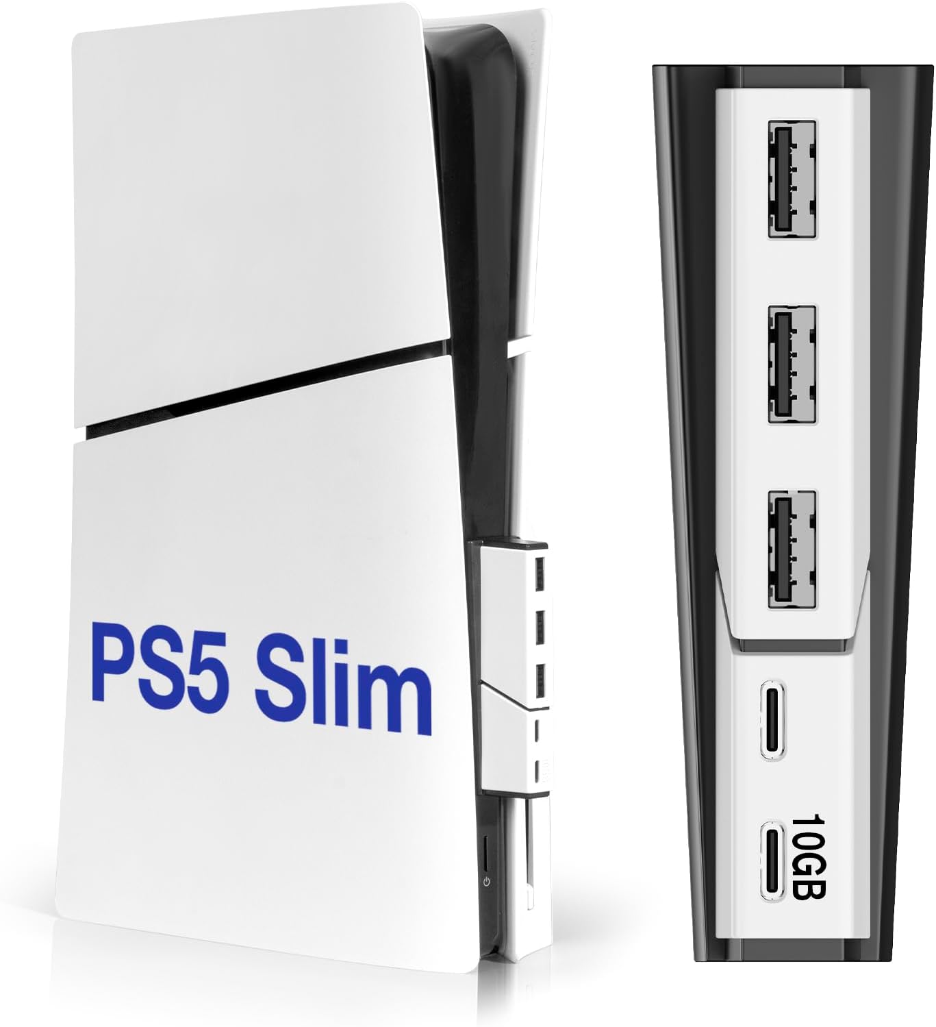 Amazon.co.jp: 新型 PS5 Slim用 USBハブ USB拡張ハブ AriKroii Playstation 5 SLIMゲーム ...