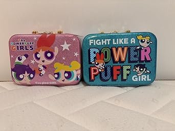 Amazon.co.jp: Powerpuff Girls Glitter Vanity Bag, 2 Types : Toys & Games
