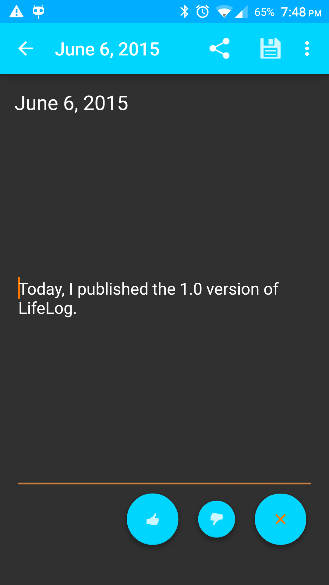 LifeLog - App on Amazon Appstore