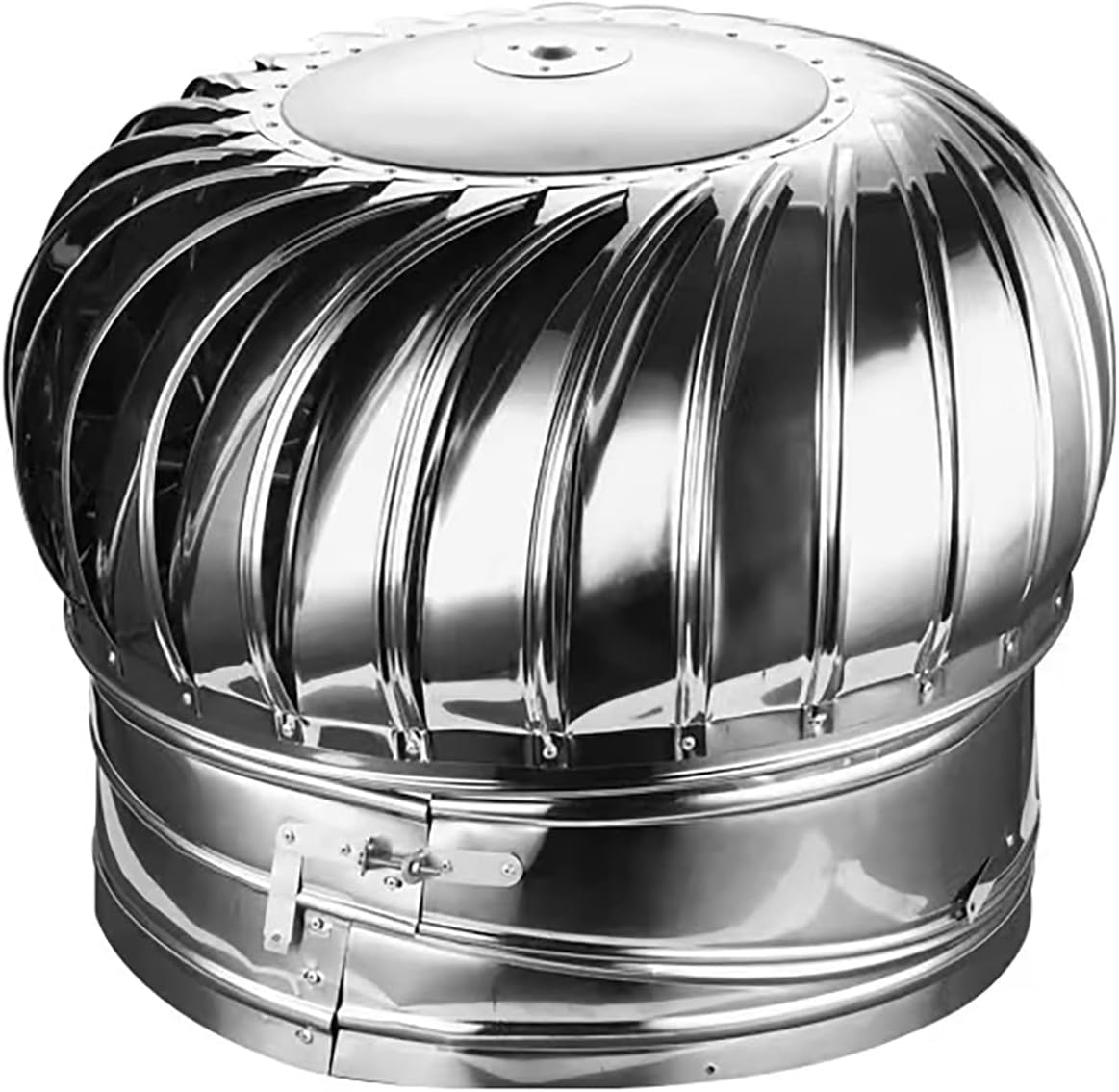 Amazon.com: MBROS 304 Stainless Steel Roof Turbine Ventilator, No ...