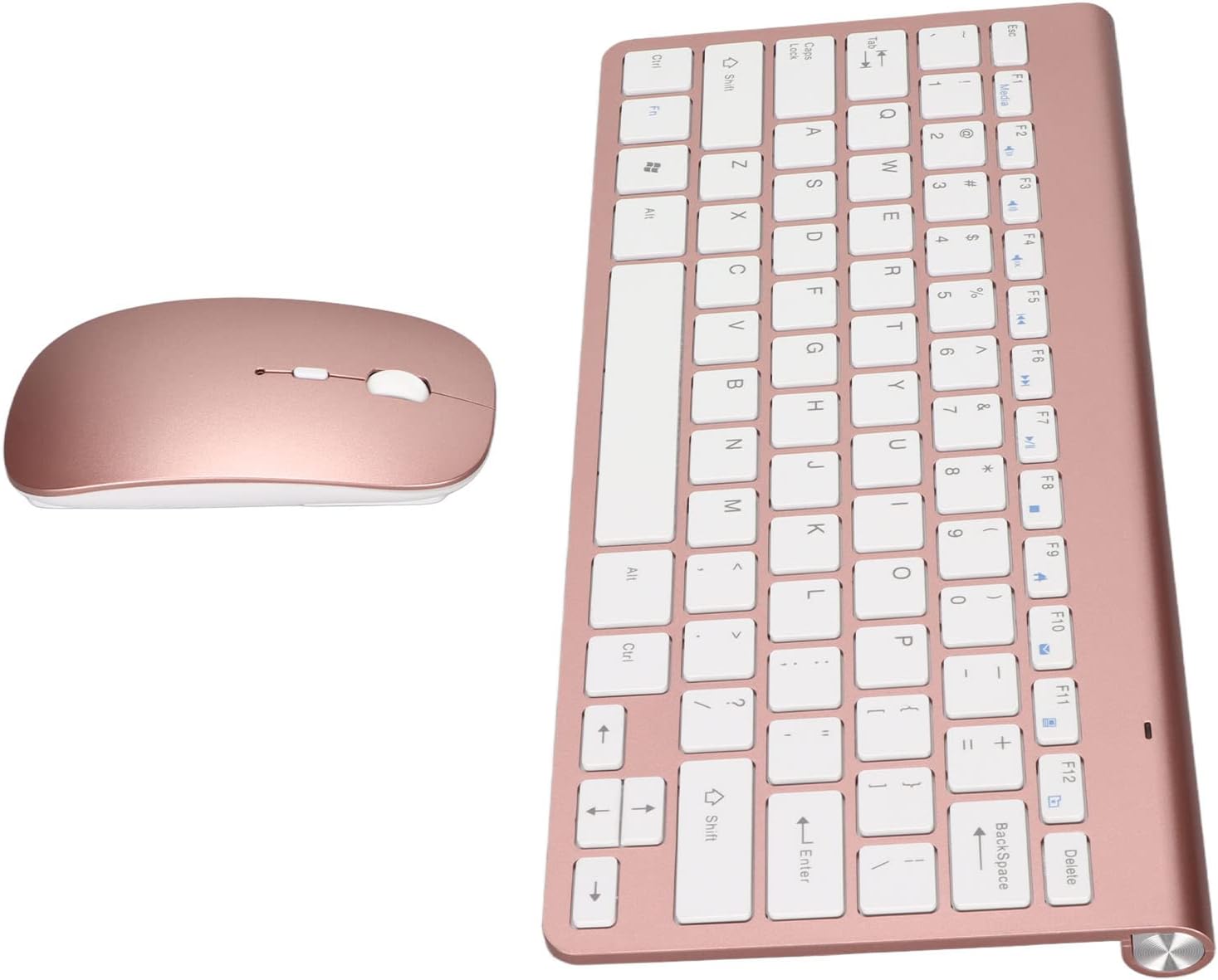 Amazon.com: POCREATION Keyboard Mouse Set, 2.4G USB Thin Etched Keycaps ...