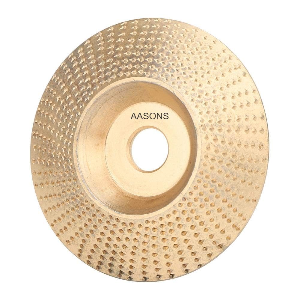 AASONS 4 Inch Wood Carving Disc Set, Angle Grinder Disc Grinding Wheel ...