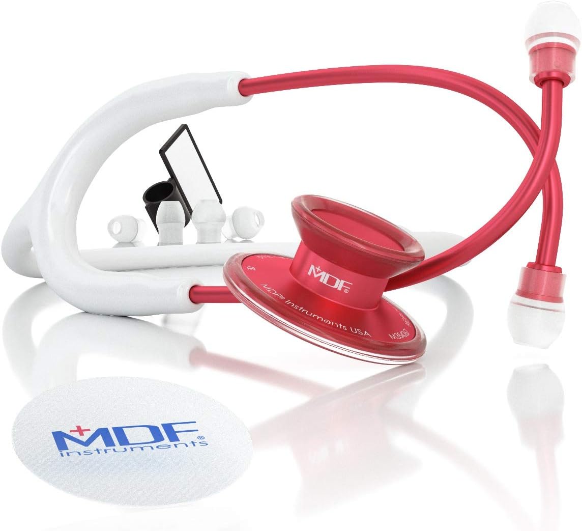 Amazon.com: MDF Instruments Acoustica Lightweight Stethoscope for ...