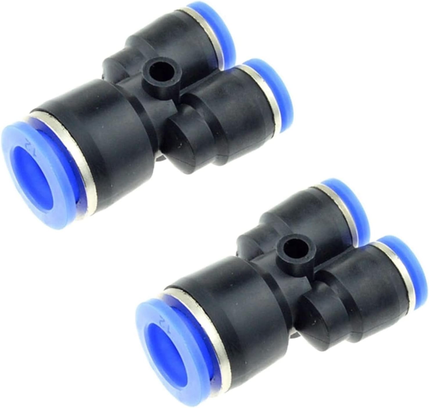 Amazon.com: 2PCS Pneumatic Fitting Air Water Hose Connector, Quick Pipe ...