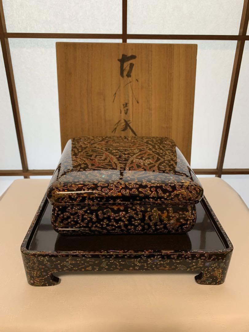 【宇】BC339 若狭塗 色変 四段重箱｜工芸品