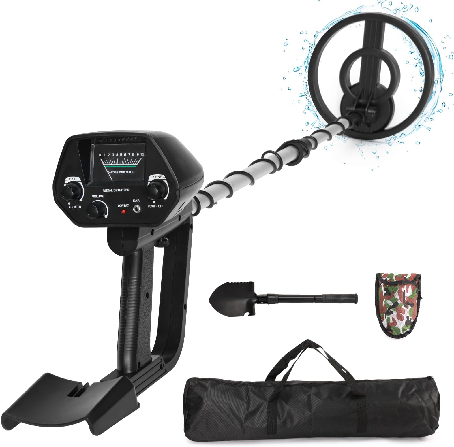 Metal Detector for Adults and Kids - Waterproof Gold Detector ...